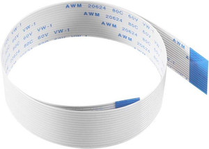 SHIVLAHERI FFC Cable 19 Pin 1mm Pitch A-Type 200MM Length Flat Flexible ...