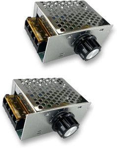 INVENTO 2Pcs 4000W Power SCR Triac Voltage Regulator 220V AC Motor ...
