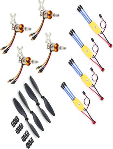 INVENTO 4Pcs 800KV BLDC Brushless Motor + 30A ESC + 1245 12X4.5 12 inch ...
