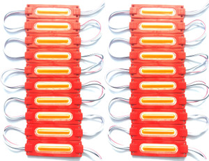 Steko Pack of 20 Pieces (RED) DC 12V 2 Watt Capsule Shape LED Module ...