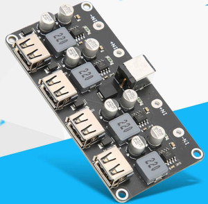 3REE QUALITY 4 USB Fast Charging Module Board 12V24V to QC2.0 QC3.0 ...