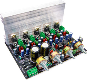 AUDIO LITE Amplifier Board using 2030+2050 for Home theater (4.1) Sound ...