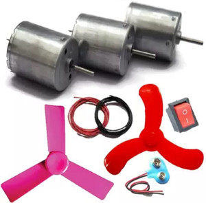 PURENIX Toy Fan for Kids with Big Motor 6-12V with 8000 RPM Educational ...