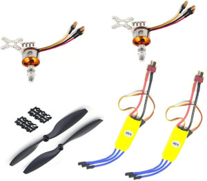 INVENTO 2Pcs 800KV BLDC Brushless Motor + 40A ESC + 10inch Propeller ...