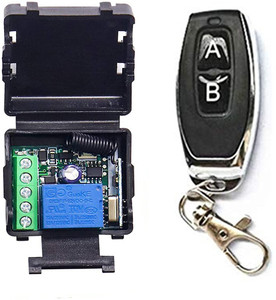HDC 433MHz Wireless Remote Control DC12V 1CH Relay Receiver Module and ...