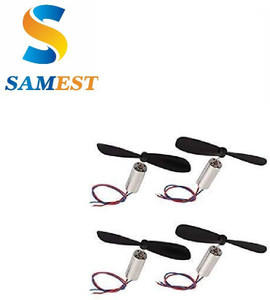 samest DC 3.7V 716 7x16mm Coreless Motor with Mini Drones (4 Motors + 4 ...