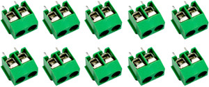 Steko (10-Pieces) 2 Pin 5.08_mm Pitch PCB Mount Terminal Connector ...