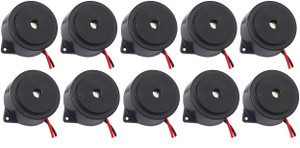 OPULENTSD DC Big Buzzer with Small Enclosed Piezo Electronic Buzzer ...