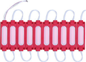 Electronic Spices 12V 2W Bright red color waterproof LED module pack of ...