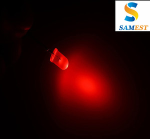 samest 1000PCS 5mm Red LED Diode Lights for High Intensity Super Bright ...