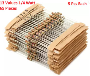 Technical hut 13 Values Mix 1/4 Watt Assorted Resistors With 5% ...
