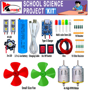 KLVXKEN Basic Science experiment DC Motor,Light,Fan & Other Electronic ...
