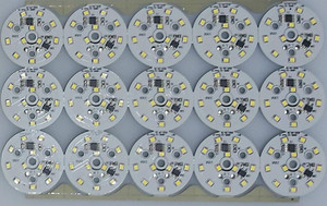 Noval DOB CHIP 6W 220V Direct LED Blue with Pack of 10 (32x32 mm) Light ...