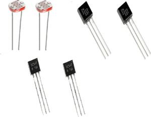 Technical hut 5mm LDR with BC547 Transistor and 2n2222 Transistor (2 ...