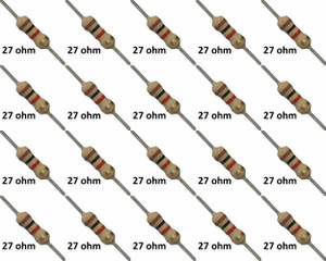 Flyrobo (20 Pcs) Pro3D 27 ohm Resistor Electronic Components Electronic ...