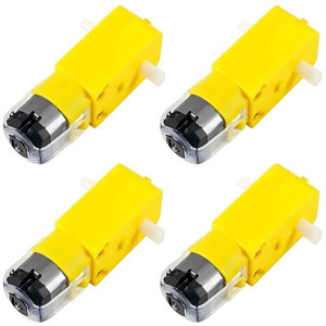 YOGI-TECH Bo Motor Dual Shaft Smart Car Robot Gear for Arduino (4 Piece ...
