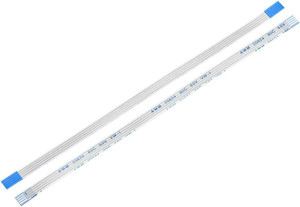 SHIVLAHERI 4 Pin 1mm Pitch FFC Cable 100mm Length A-Type Penal Display ...