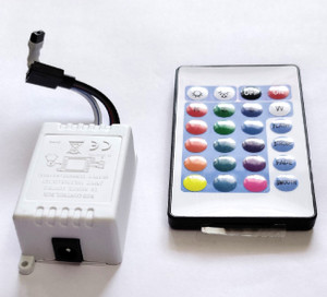 Steko (2- Piece) IR Remote RGB Controller LED Module DC 12V Light ...