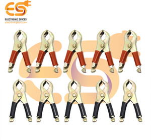 Electronic Spices 15 Amp Heavy duty Battery clip 6 pair Electronic ...