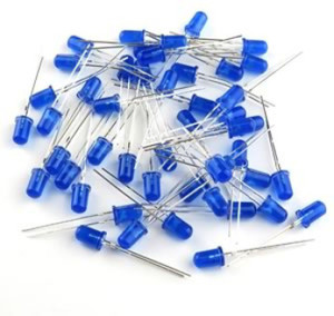 KitsGuru 50 Pcs BLUE LED 5mm Light Electronic Hobby Kit Price in India ...