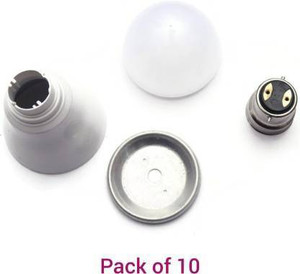 NIHAKA Pack of 10 - 9W LED bulb Aluminium housing with B22 Caps Light ...