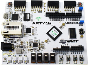 TES-EV Digilent Arty A7-100T Artix-7 FPGA Development Board Electronic ...