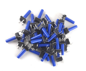 SAMAES 50 pics 4 Pin 6x6x15mm Micro Push Button Switch, 15mm Base to ...