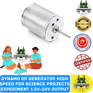 TechSupreme Dynamo or Generator Motor for Science Projects experiment 1 ...