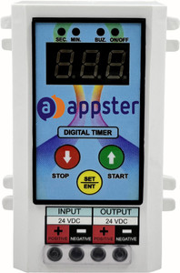 Appster Cyclic Timer Digital 24VDC Timers for Fogger, Hydrophonics ...