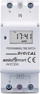 amiciSmart Digital Relay in-Built 7 Days Schedule, DIN Rail Mounted ...