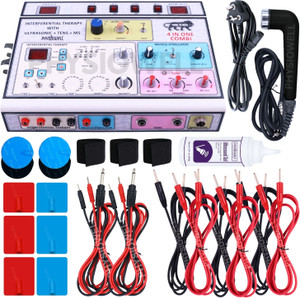 Physiowell 4 In 1 IFT MS Tens US Physiotherapy Machine Electrotherapy ...