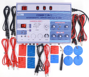 Physiowell Physiotherapy IFT MS Tens (Manual) Machine Electrotherapy ...
