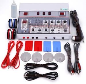 Physiotrack Physiotherapy Machine 3 In 1 IFT Ultrasound Tens Combo IFT ...
