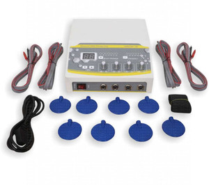 PHYSIOTEX 4 Channel Auto Mode Tens Machine Physiotherapy Nerve ...