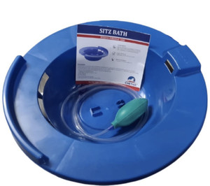 PSR ENTERPRISES Sitz Bath Tub With Air Pump for Piles Pain Relief ...