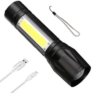 Small Sun XPE COB Tactical Torch Zoomable Dimming Torch Waterproof LED ...