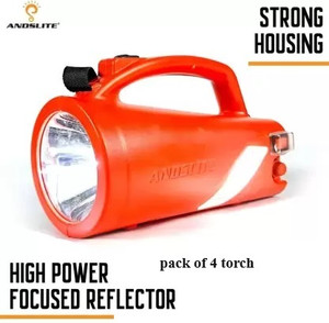 ANDSLITE Powerfull Ranger With Sidelight and Mobile Charging 1 hrs Bulb ...