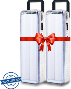 VR Bright Lite El-560 White Pack 2 7 hrs Flood Lamp Emergency Light ...