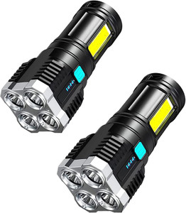 Wifton USB Quad Core Super Bright Lighting Device 3 hrs Torch Emergency ...