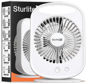 Sturlite Airify 10W Mini Portable Table Fan + Lamp| 3 Speed Modes| 3 ...