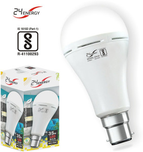 EN 24 Energy 9W Inverter Bulb with Auto Rechargeable Emergency LED Bulb ...