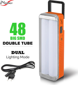 24 ENERGY 48 Hi-Bright Tube Light 2 Stage Lighting Mode with 2000mAh ...