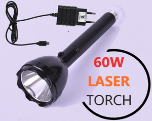 Red-sunset Lithium Battery Long Range Led torch Light Rechargeable with ...
