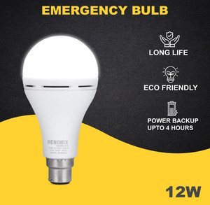 HENONIX Rechargeable Emergency LED Bulb for Homes and Offices Bright ...