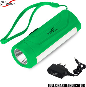 24 ENERGY Pocket torch with Mini tube emergency light Rechargeable 10 ...