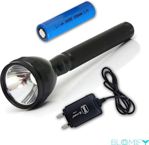 BloomiFy Metal Rechargeable LED High Power Torch 8 hrs Torch Emergency ...