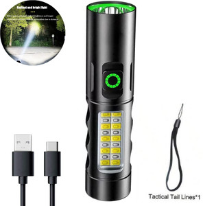 DPM Rechargeable Portable Long Lasting Life Telescopic Zoom Flashlight ...