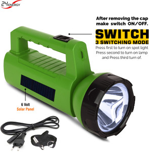 24 ENERGY 50 Watt Torch with Rechargeable Emergency Led tube Light 10 ...