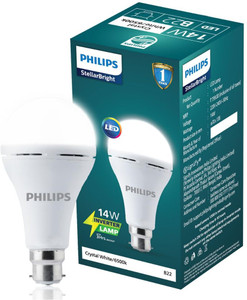 PHILIPS 14W NEO LED Bulb with backup of upto 3 hrs Bulb Emergency Light ...