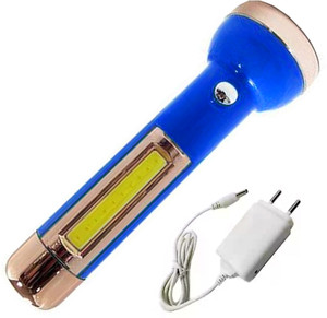 SMALL-SUN Rechargeable LED 4 Modes Torch Light and 1 COB Side ...